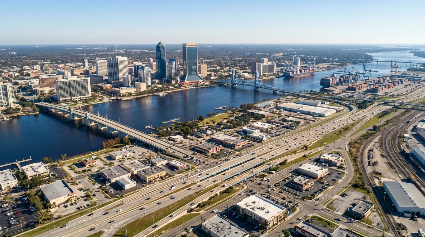 Transporte de Carga de Wilmington a Jacksonville | Control Terrestre