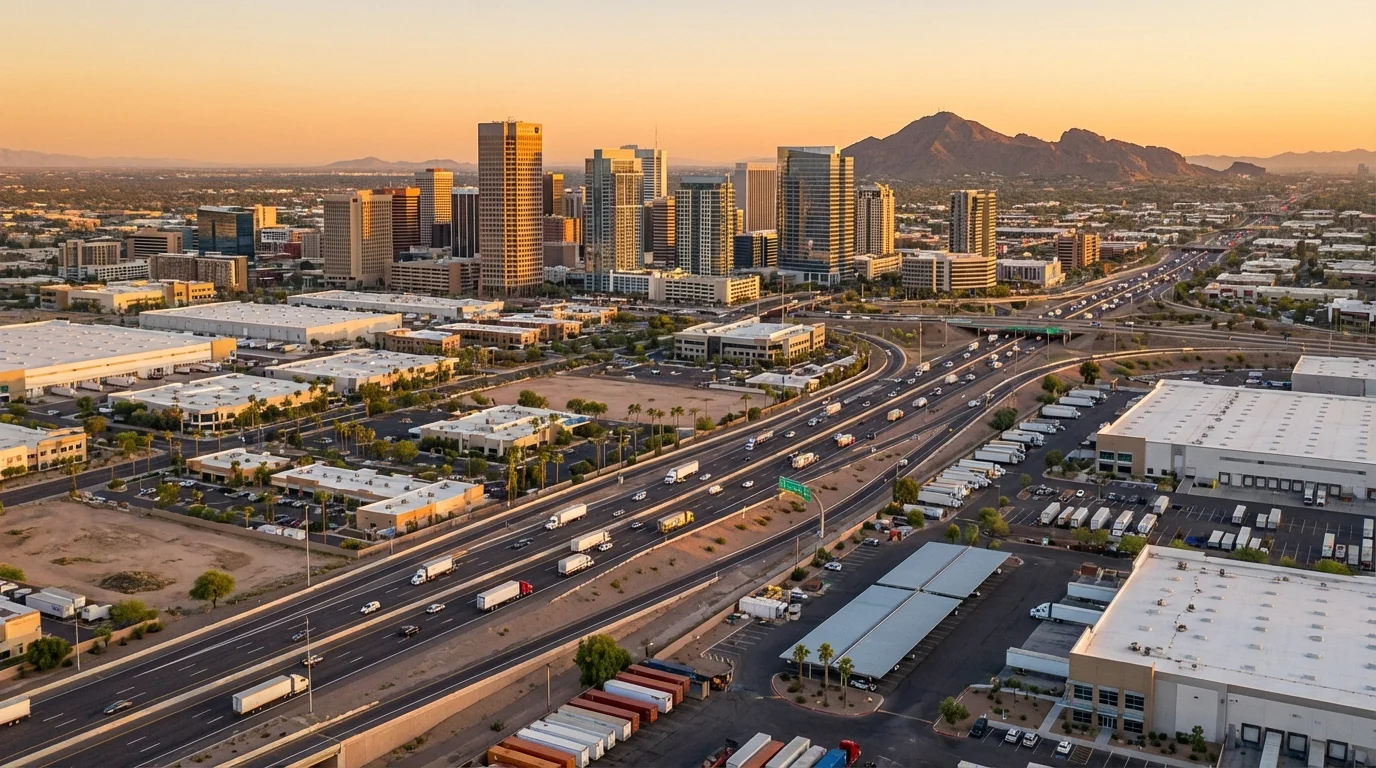 Transporte de carga de Phoenix a Omaha | Control Terrestre
