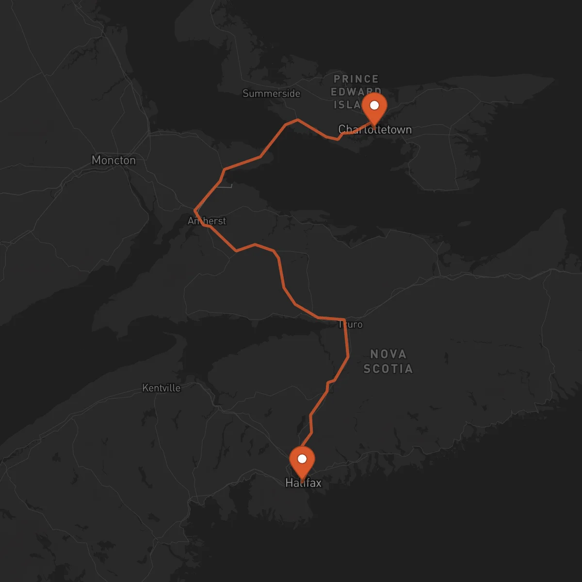 Freight Transport from Charlottetown to Halifax | Control Terrestre