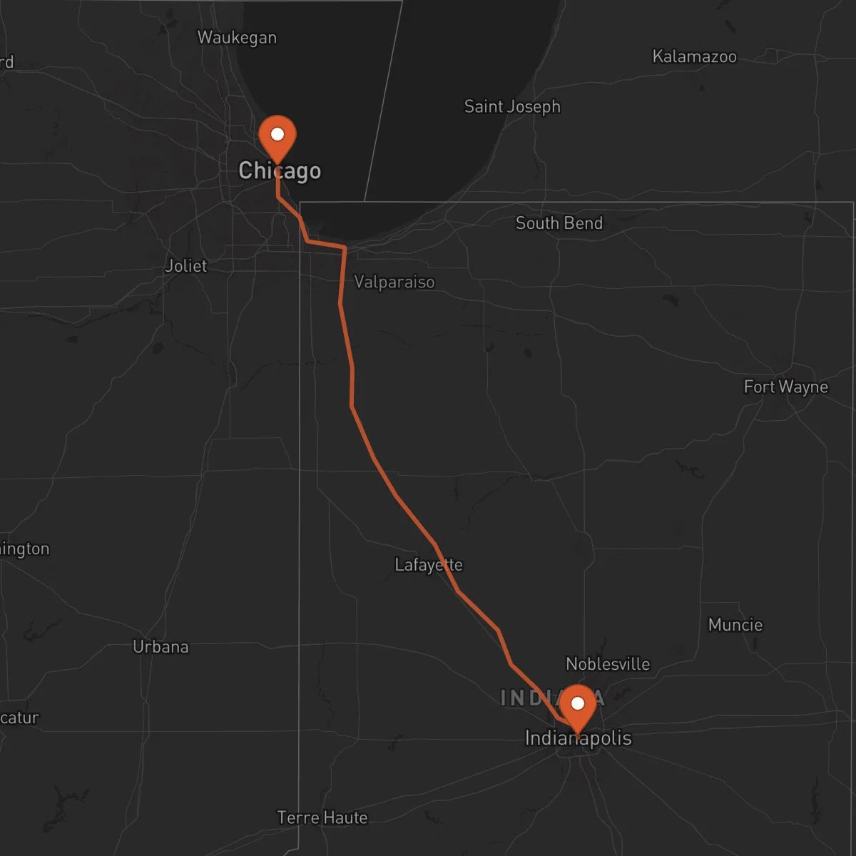 FTL Freight Transport Chicago to Indianapolis | Control Terrestre
