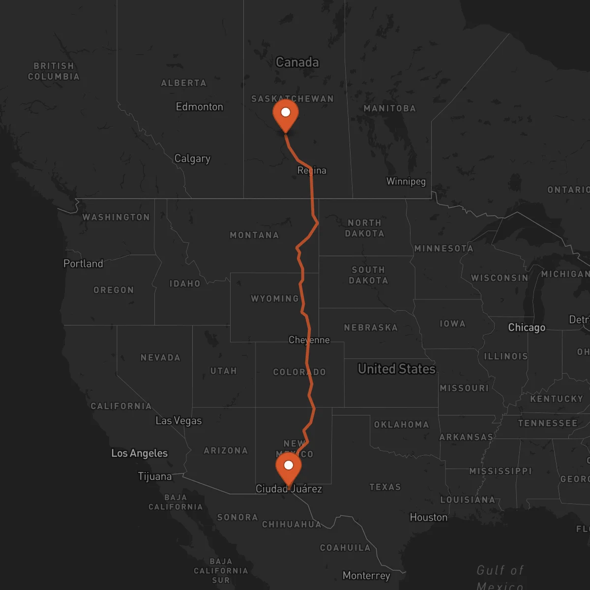 Freight Transport from Ciudad Juárez to Saskatoon | Control Terrestre