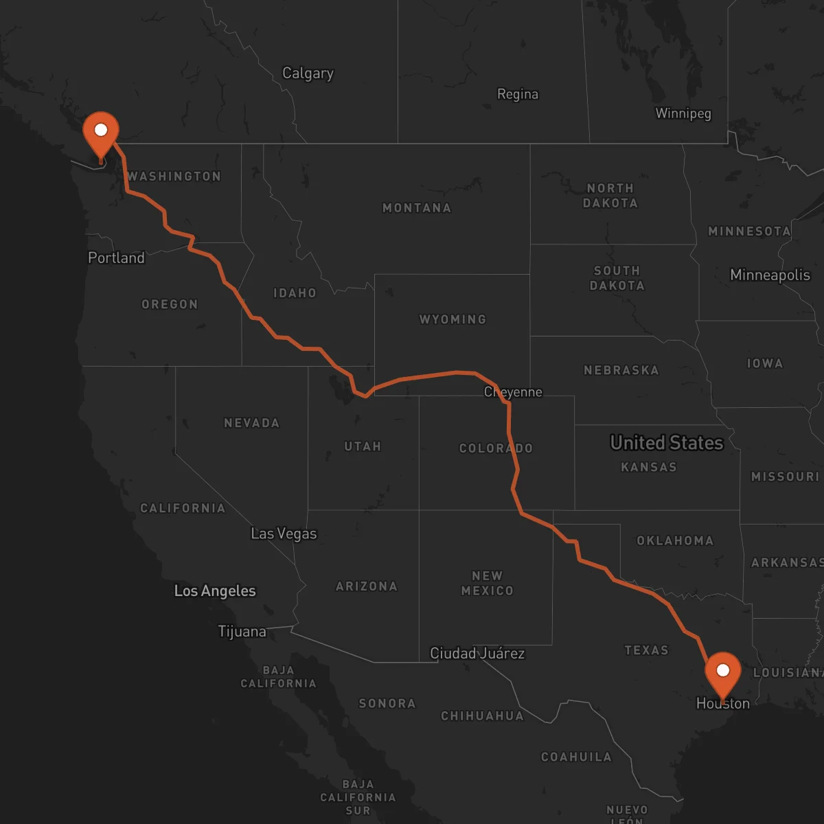 Freight Transport Victoria to Houston | Control Terrestre